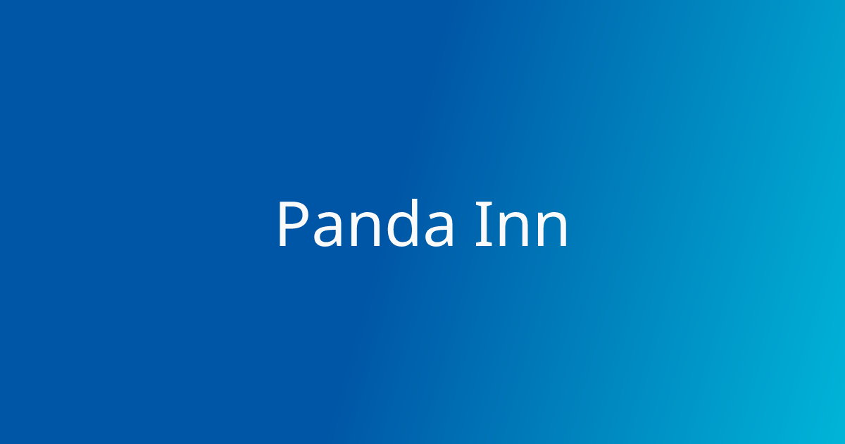 Order Authentic Chinese Online | Panda Inn - Pickup Available